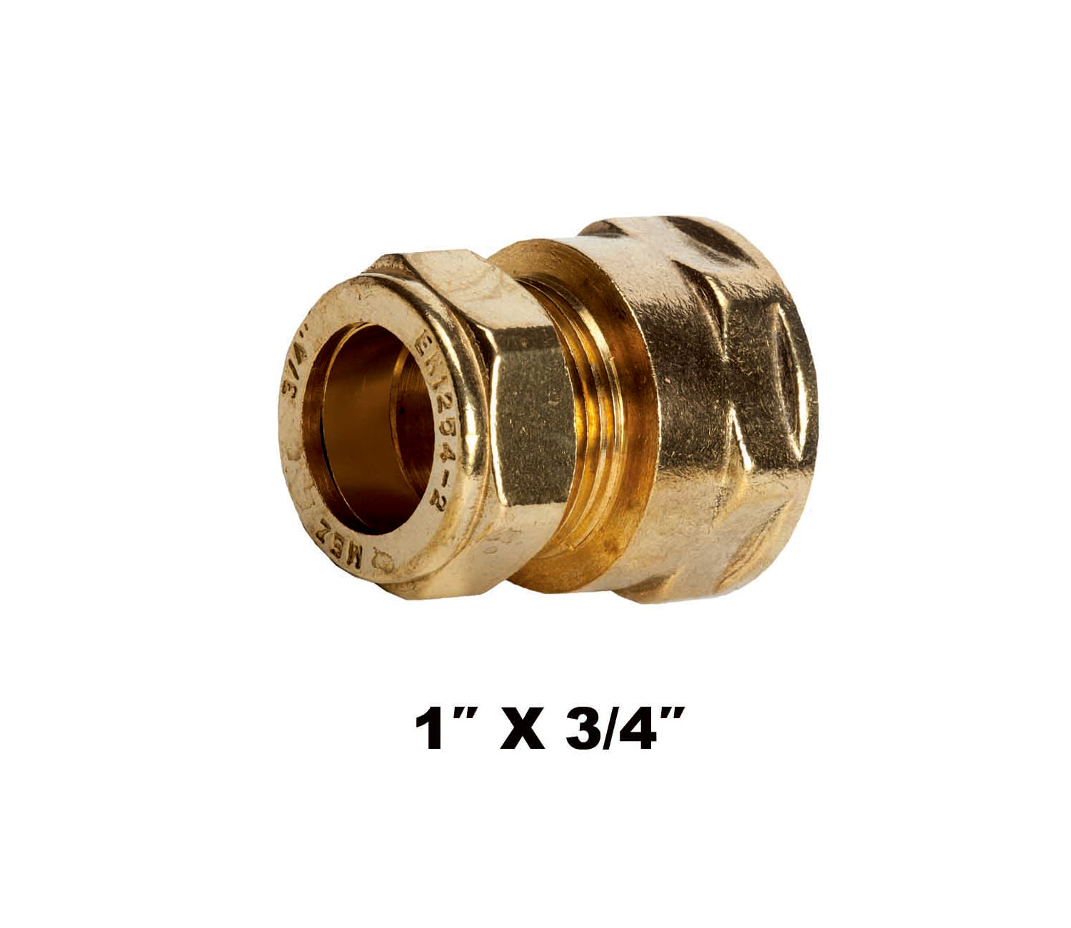 Straight Compression Coupler FI X C 1'' X 3/4''(31232)