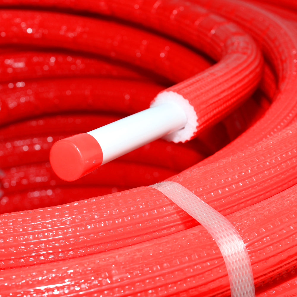 Multilayer Insulated Pipe PEX-AL-PEX Insulation Red 16 x 2.0 × 50 m